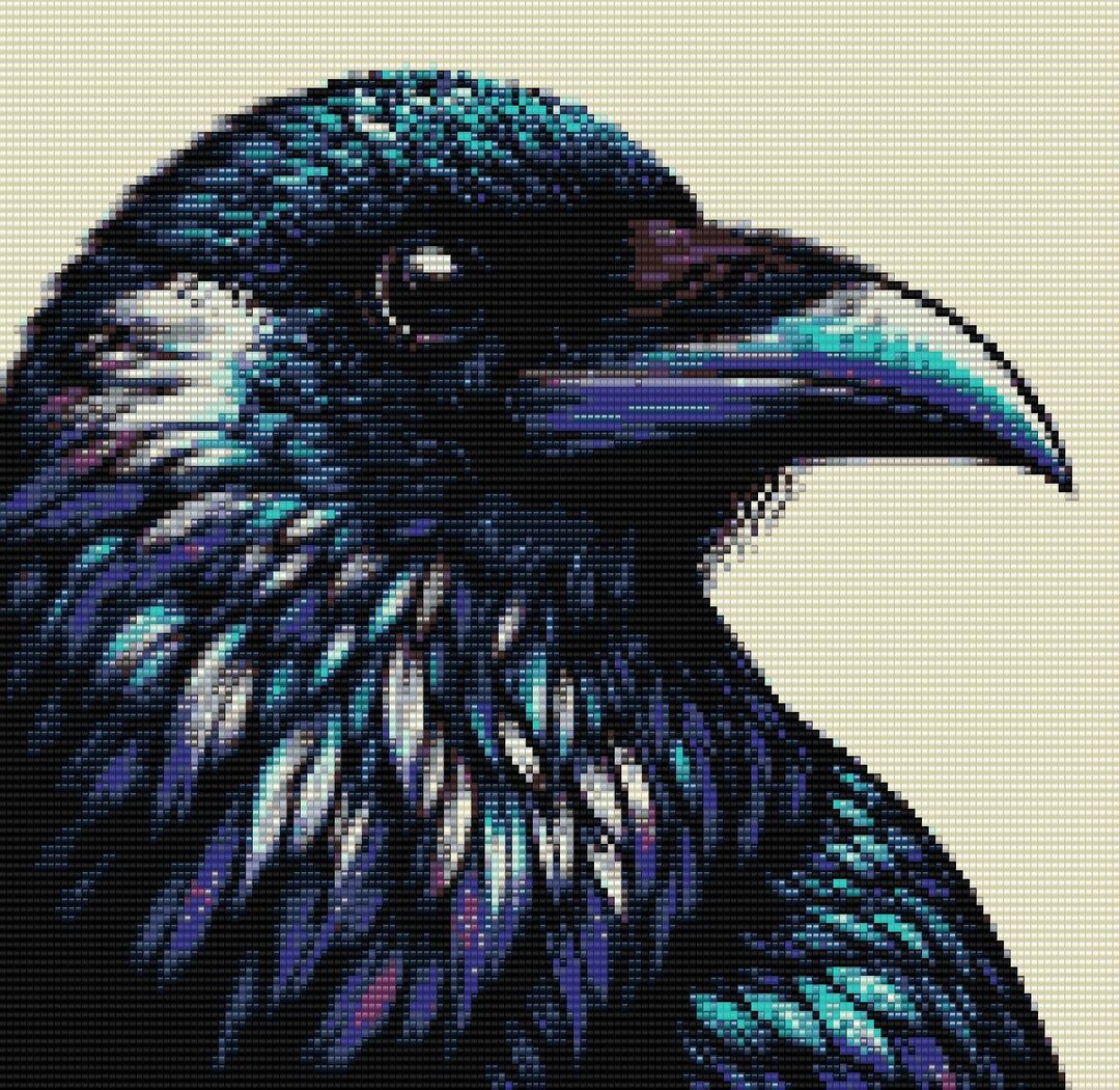 Raven Loom & Peyote Patterns - Large Bead Tapestry Using Miyuki 11/0 ...