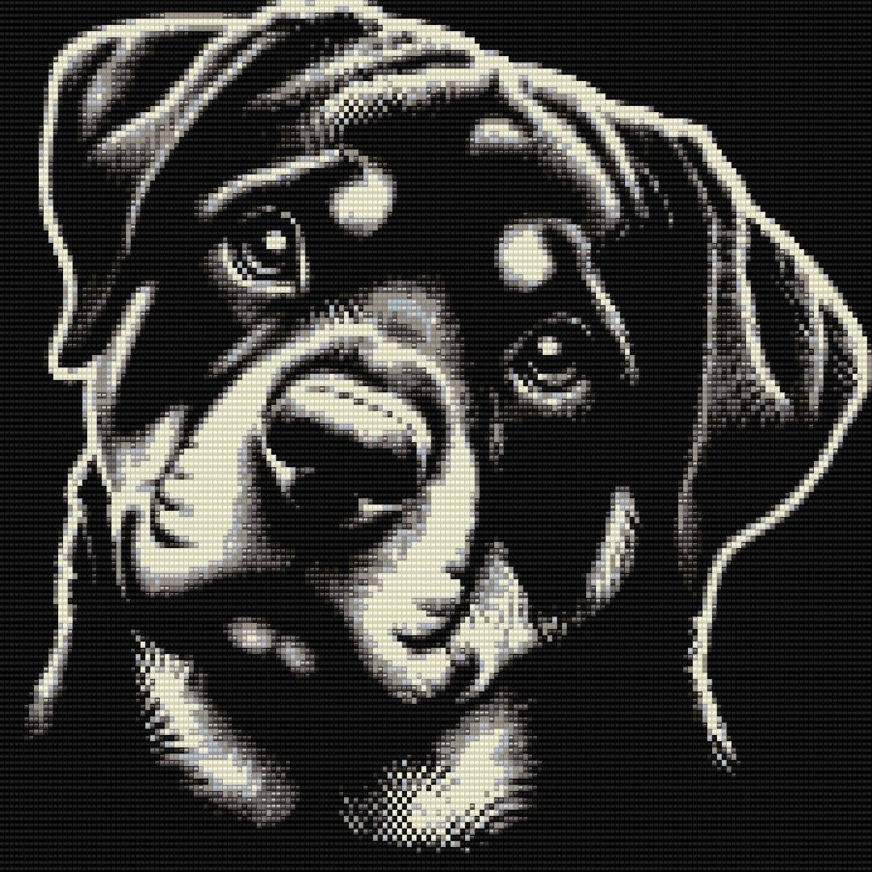 Rottweiler Dog Loom & Peyote Stitch Patterns Large Bead Tapestry Using ...