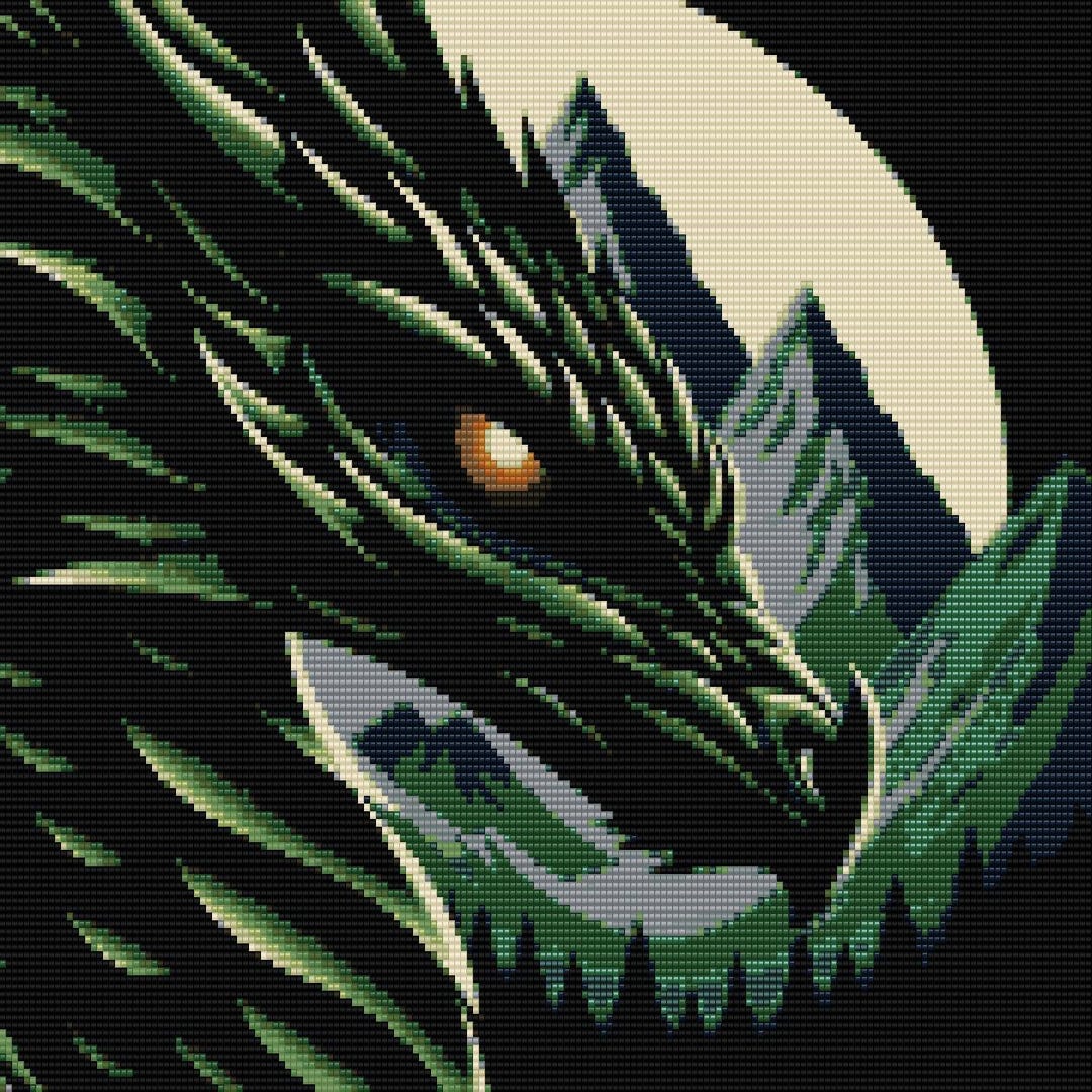 Dragon Loom & Peyote Patterns - Large Bead Tapestry Using Miyuki 11/0 ...