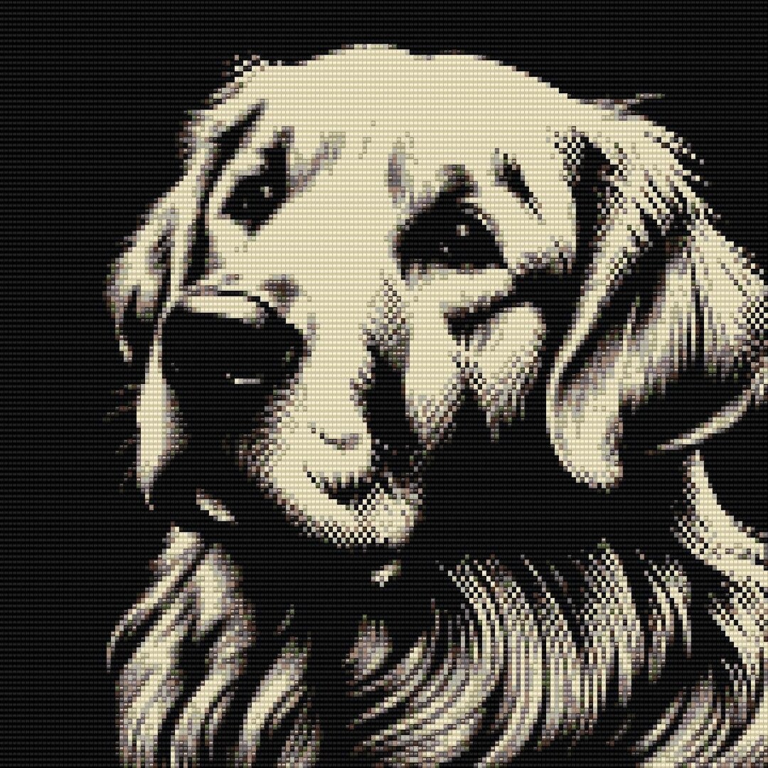 Golden Retriever Dog Loom & Peyote Stitch Patterns for Large Bead ...