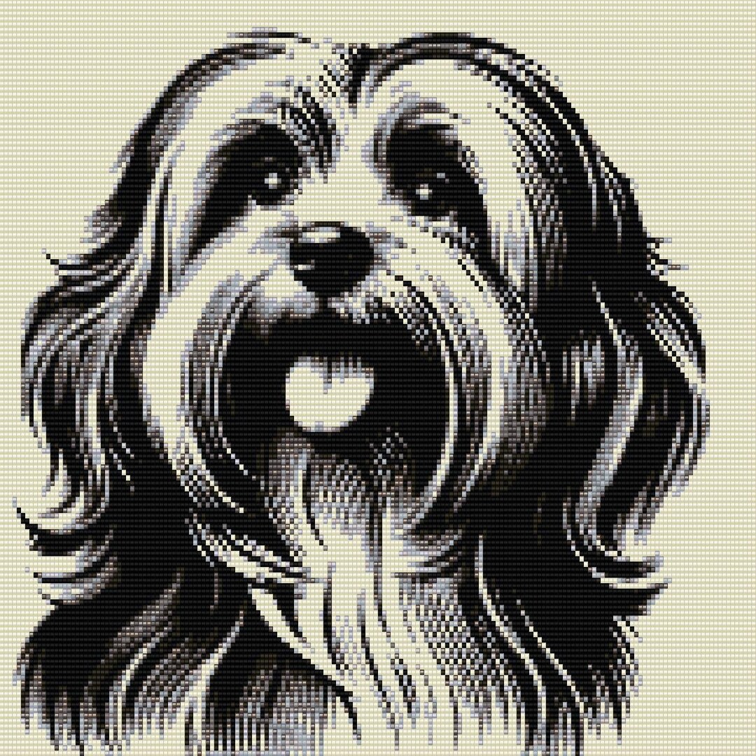 Havanese Dog Loom & Peyote Stitch Patterns Large Bead Tapestry Using ...