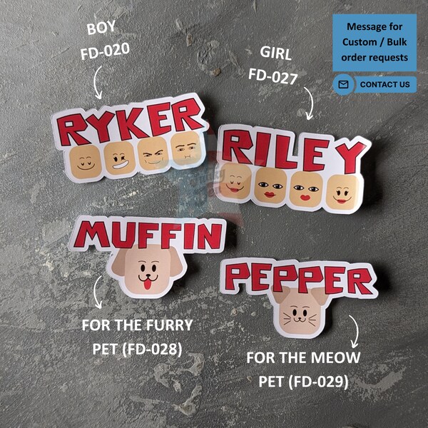 Roblox Stickers for Laptops - Etsy