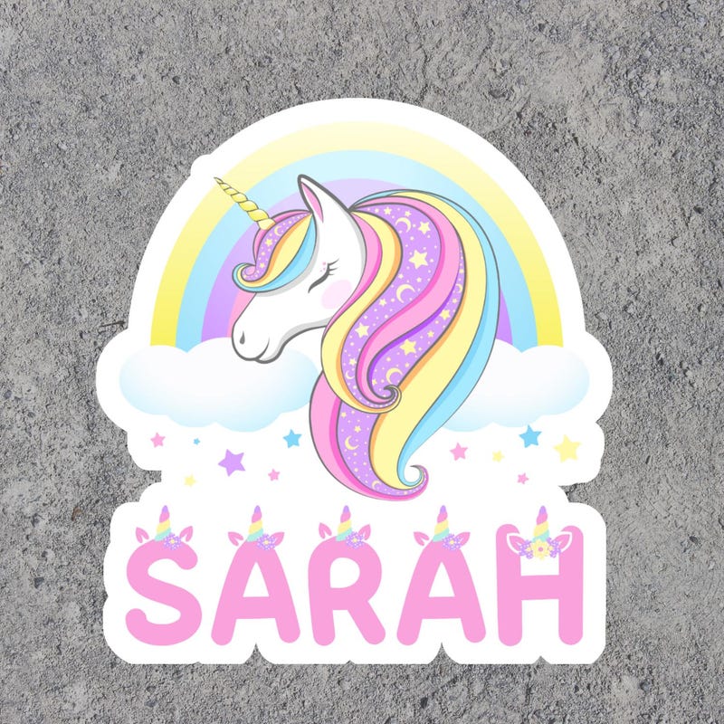 Unicorn Sticker - Etsy