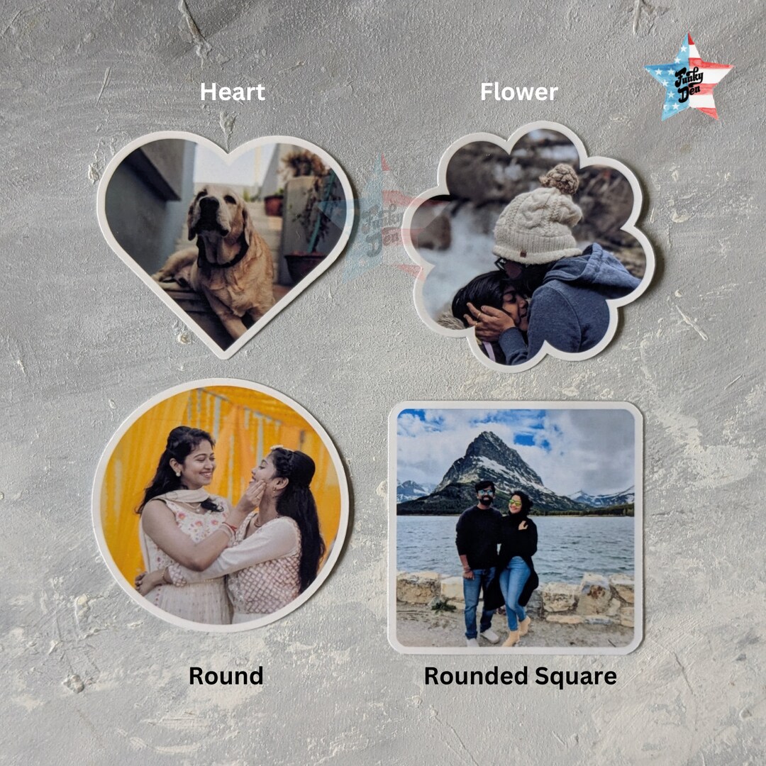 Personalized Photo Labels 3 Inch Custom Stickers Perfect for Laptops ...