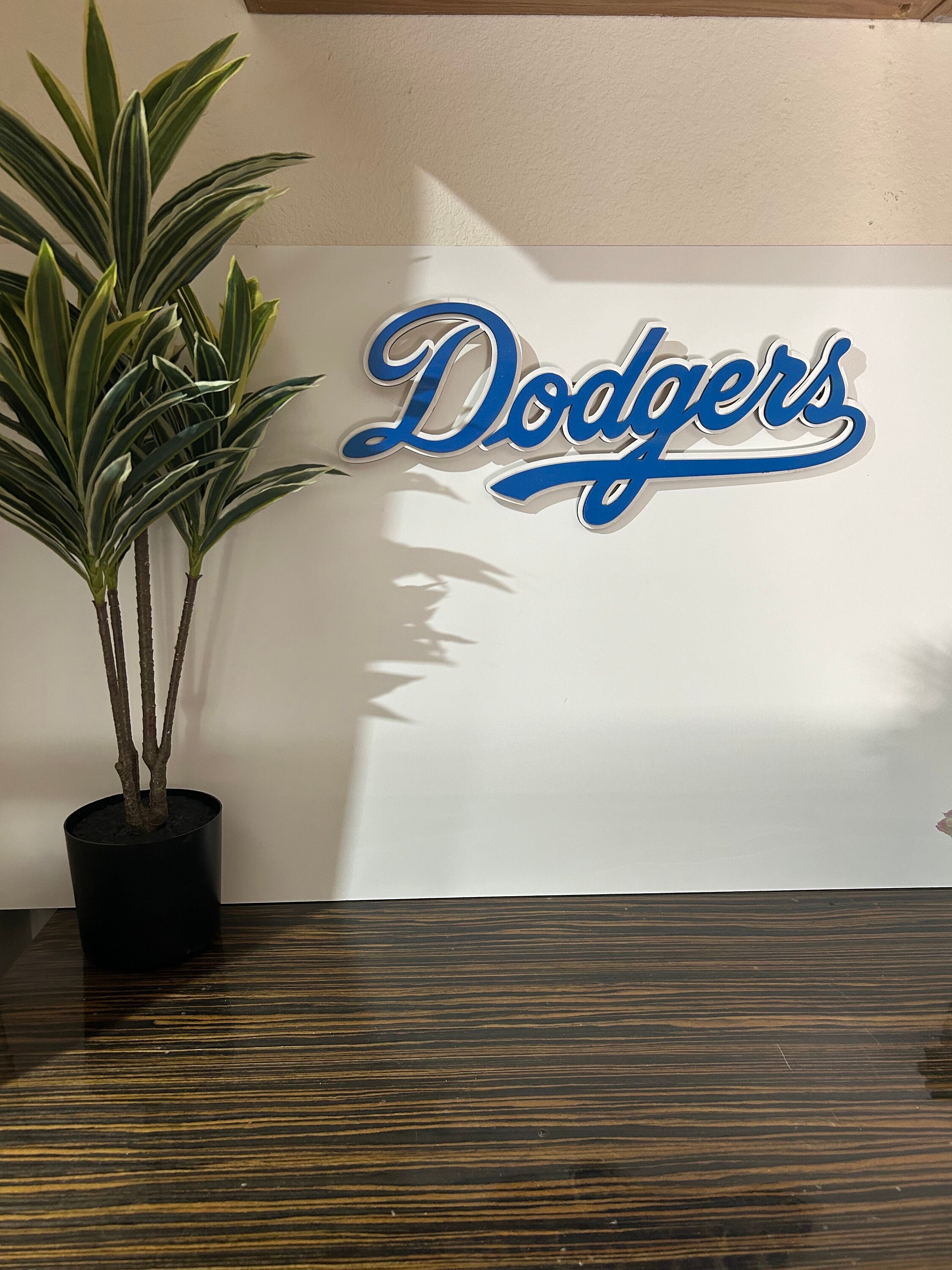 Dodger Baseball Hand Painted Wood Sign 19 - Etsy