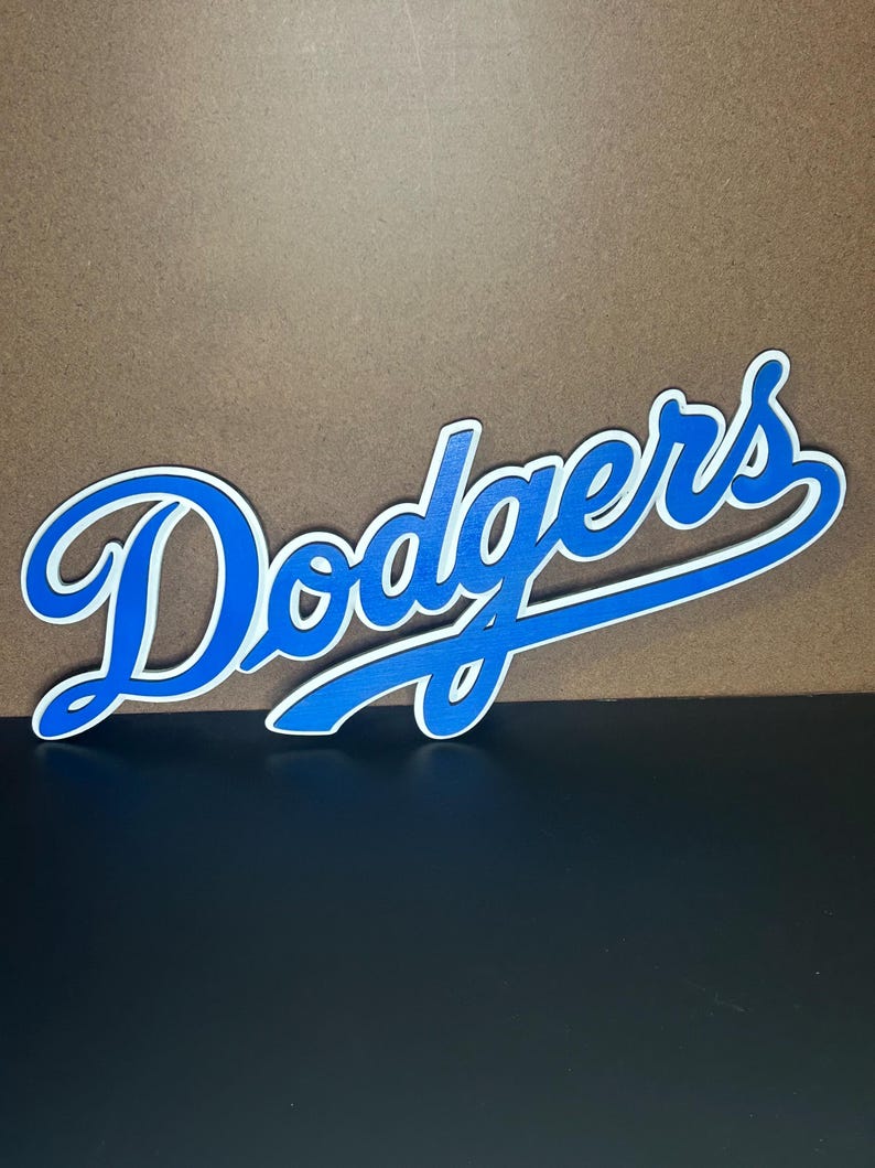 Dodger Baseball Hand Painted Wood Sign 19 - Etsy