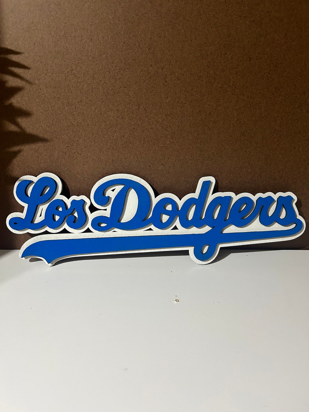 Custom Lettering Baseball Sign 19 Inch Wallart Decor Sports Sign Dodger ...