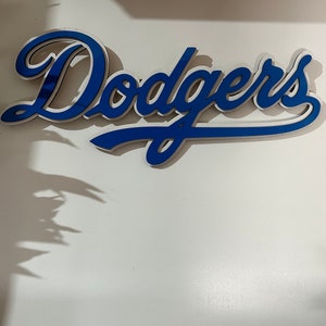 Dodger Baseball Hand Painted Wood Sign 19 - Etsy
