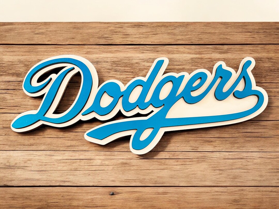 Dodger Baseball Hand Painted Wood Sign 19 - Etsy