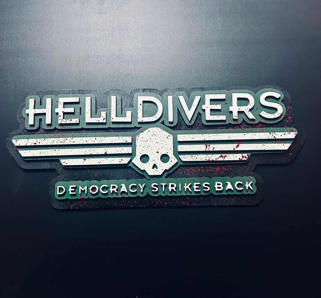 Helldivers Sign - Etsy
