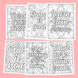 Positive Affirmation Coloring Book for Self-love & Confidence ...