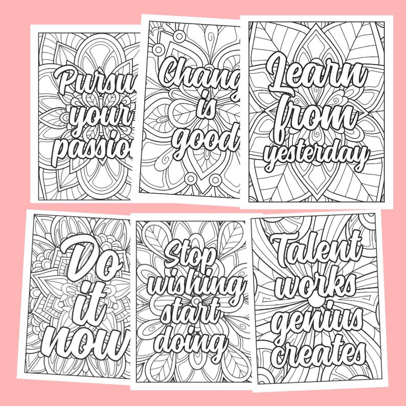 Positive Affirmation Coloring Book for Self-love & Confidence ...