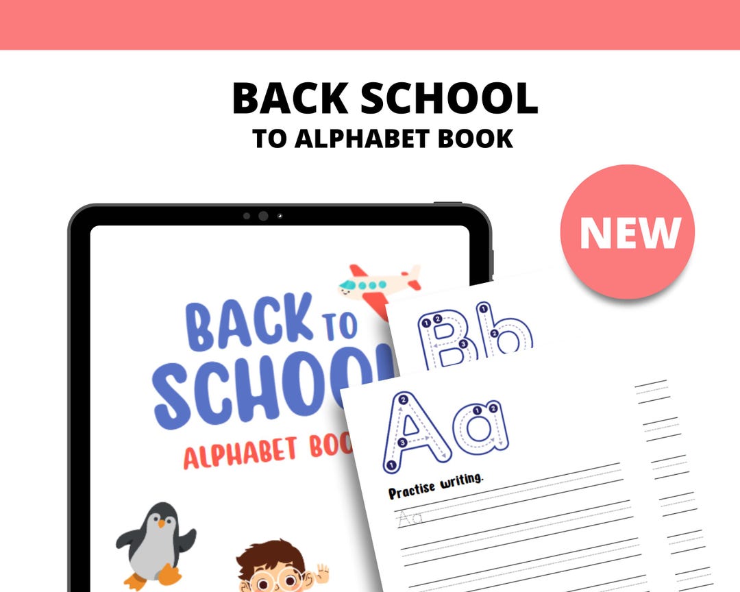 Doodle ABC Bundle Printable Kindergarten Book & Teacher Clipart PDF ...