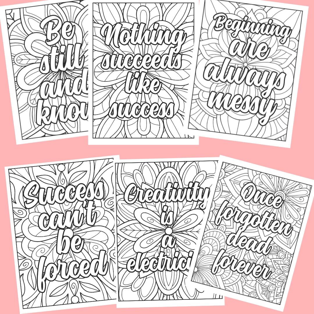 Positive Affirmation Coloring Book for Self-love & Confidence ...