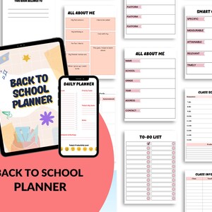 2024 Back to School Digital Planner Student Planner for Android, iPad ...