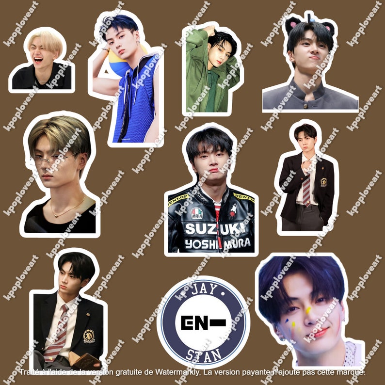 Enhypen Printable Sticker, DIY Decoration, Digital Product for Fans ...