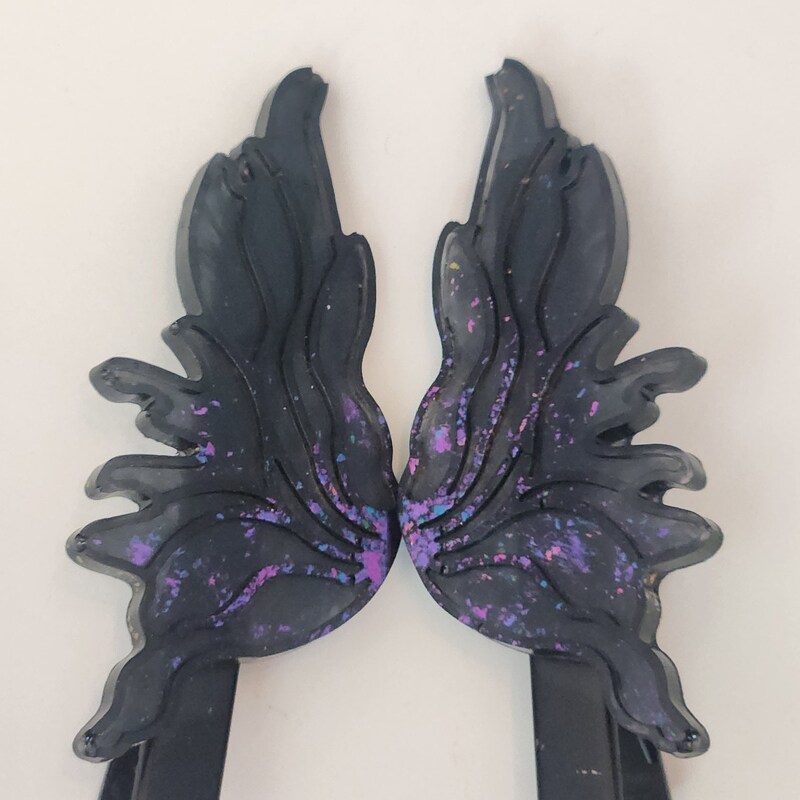 Angel Wing Hair Clip - Etsy