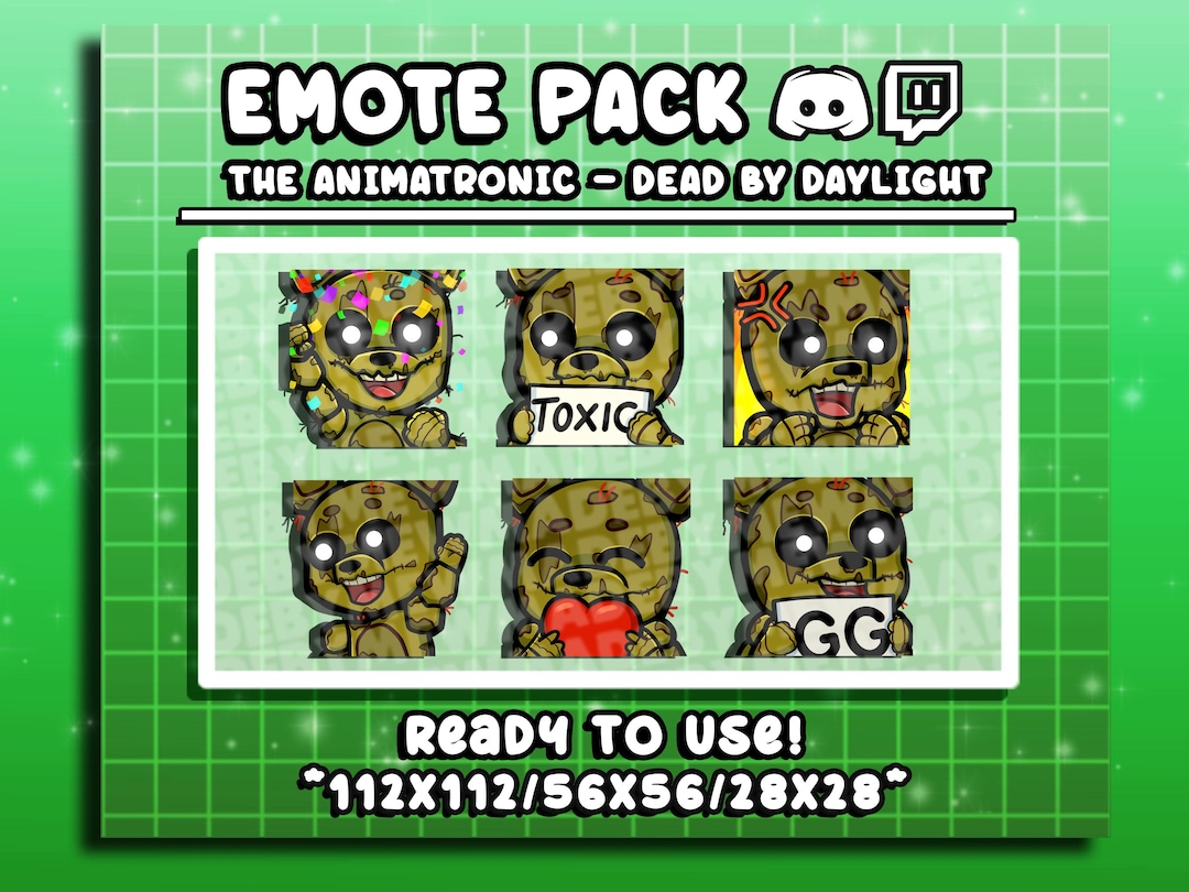 The Animatronic - Dead by Daylight Emotes / DBD /twitch/discord - Etsy