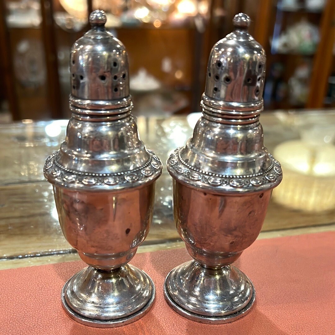 Vintage La Pierre Sterling Salt & Pepper Shakers - Etsy