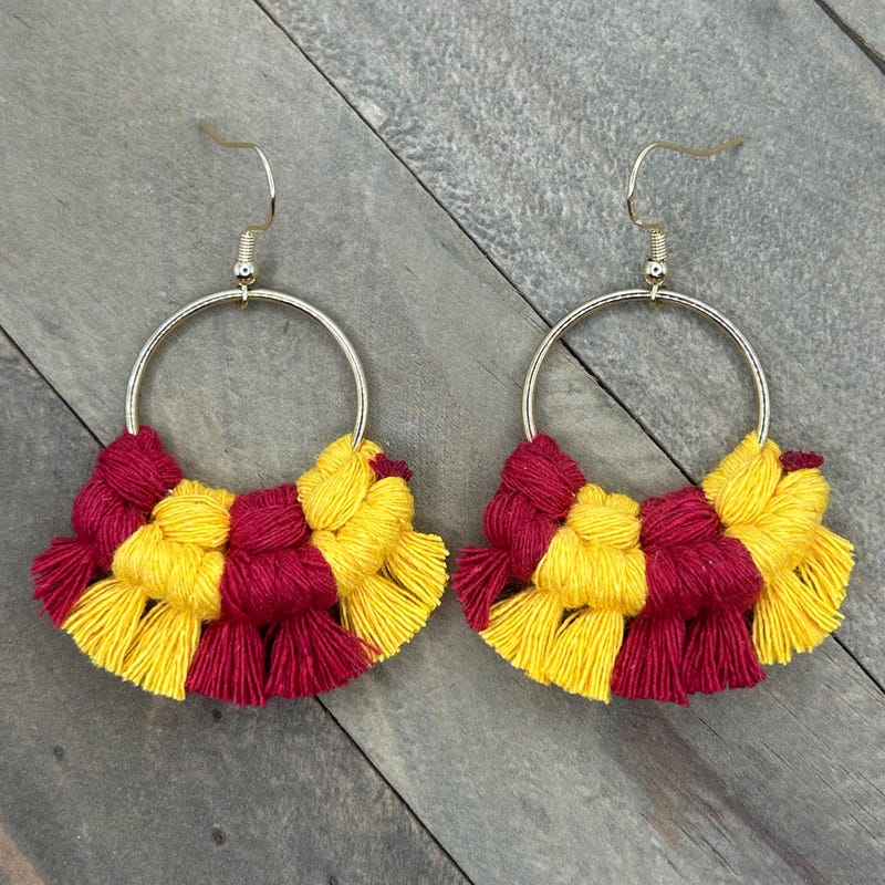 Chiefs Earrings - Etsy