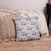 British Design Throw Pillow, Three Sizes, Big Ben, Double Decker Bus ...