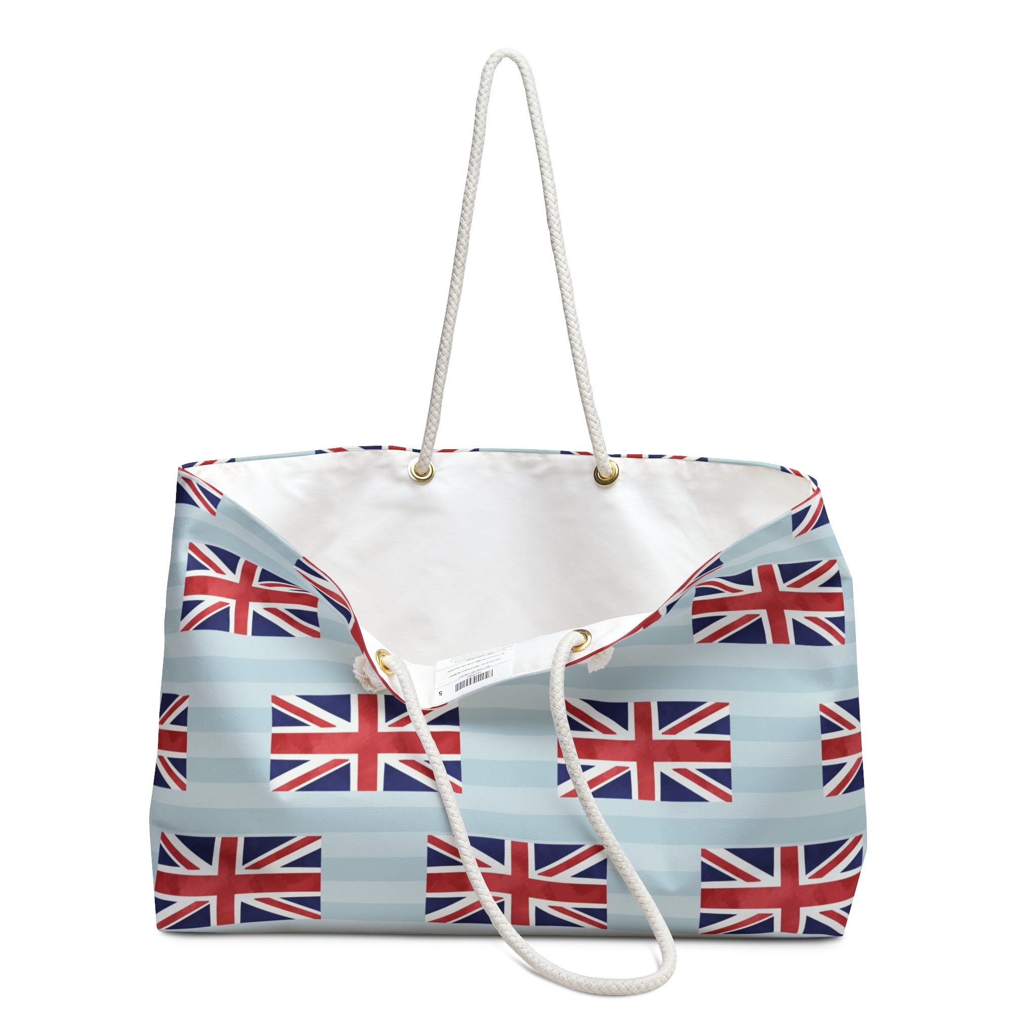 Union Jack Weekender Bag, British Flag, Anglophile, England, Large Tote ...