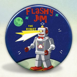 Flashy Jim Robot Pocket Mirror Tartx - Etsy