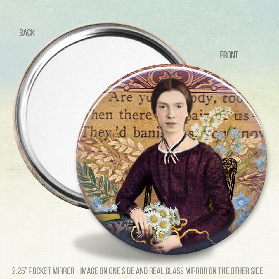 Emily Dickinson Pocket Mirror - Etsy