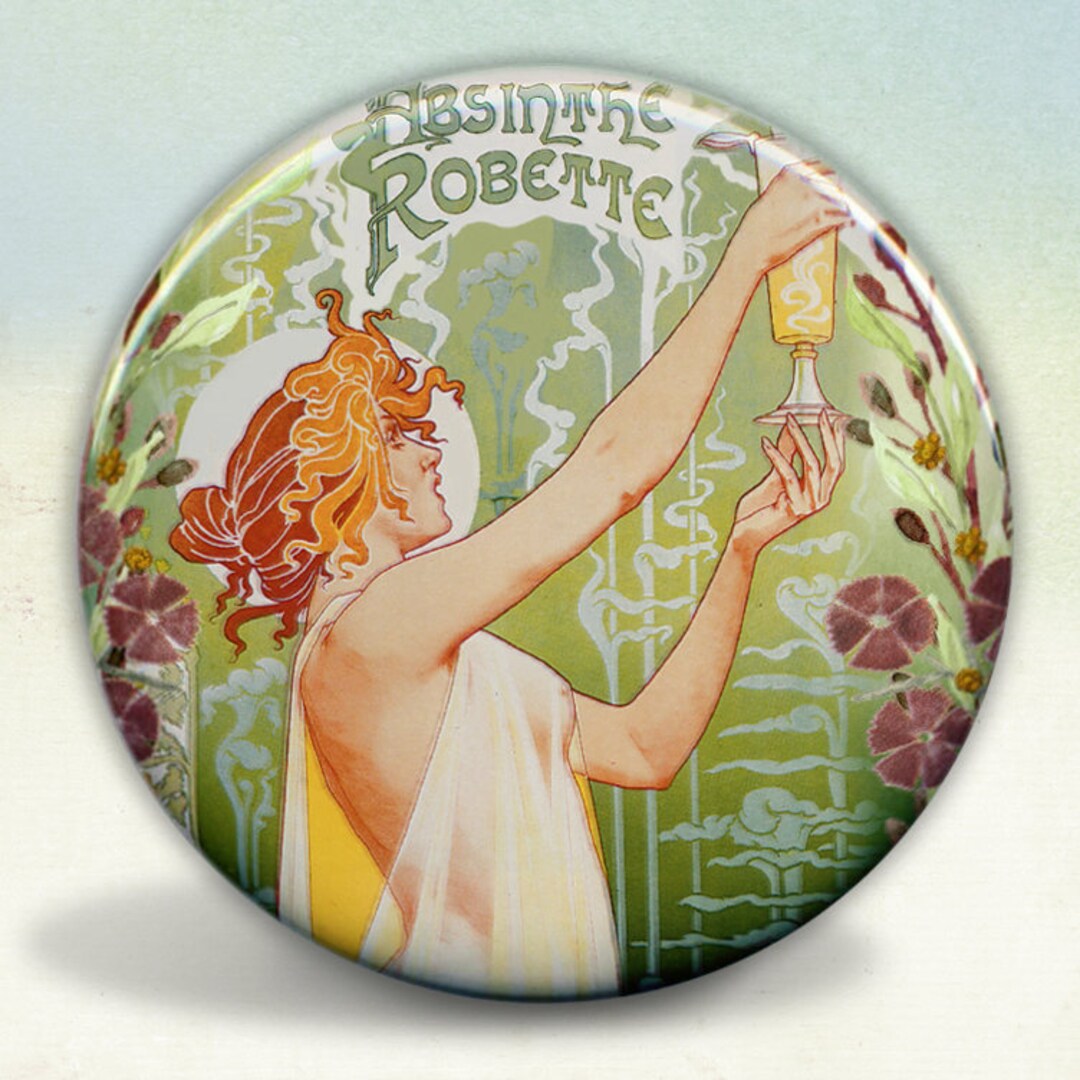Absinthe Robette Fairy Pocket Mirror - Etsy
