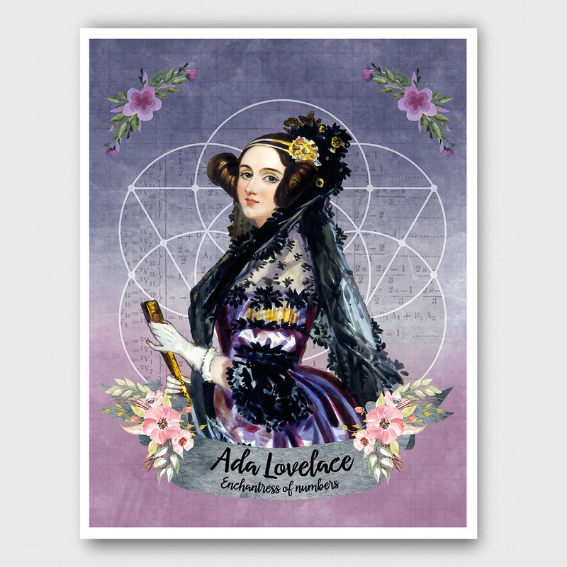 Ada Lovelace Art - Etsy