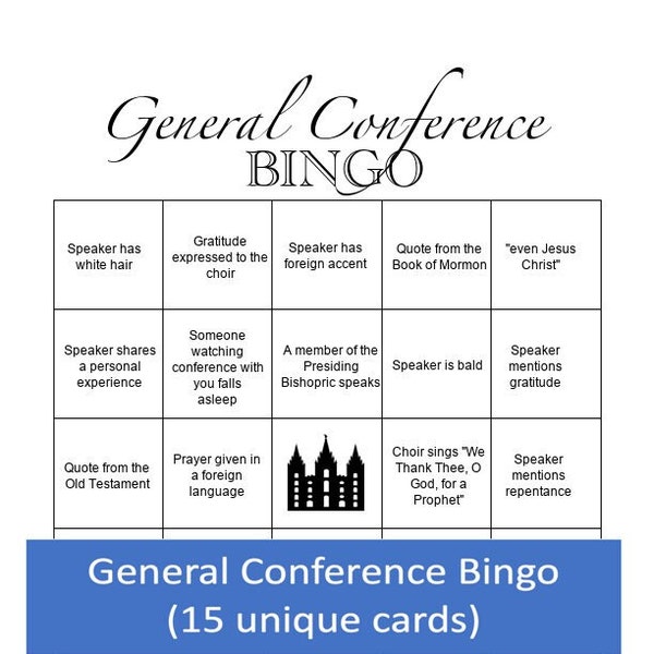 General Conference - Etsy