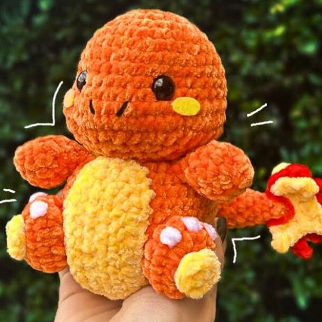 Charmander Crochet Pattern, Charmander Amigurumi Pkm, Amigurumi ...