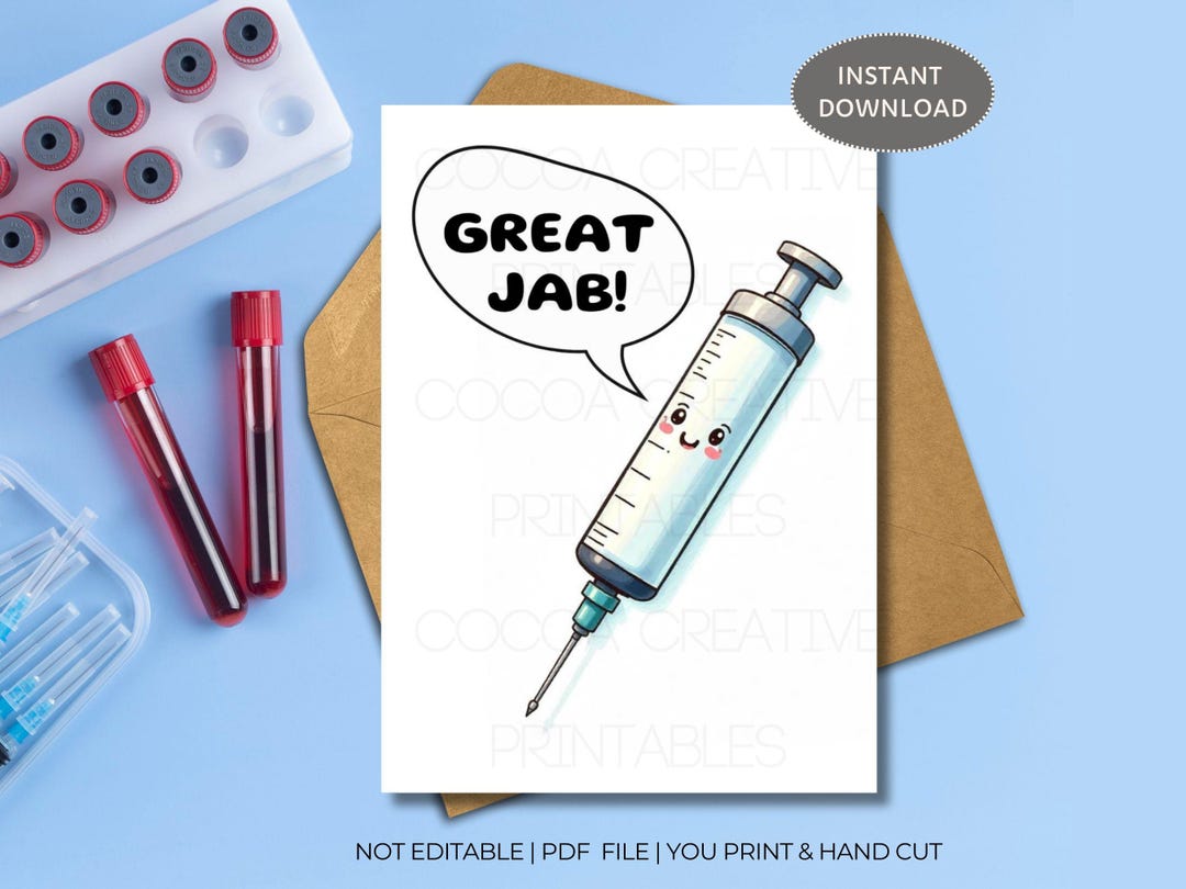 Phlebotomy Week Card | Phlebotomist Week Printable | Phlebotomy Card ...