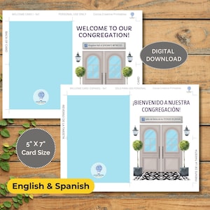JW Welcome Printable Card | JW Welcome to Our Congregation | JW ...