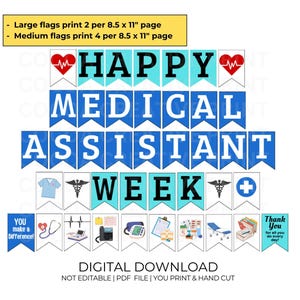 Medical Assistant Week Printable Banner - Etsy