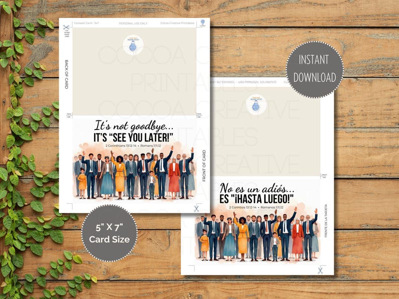 JW Goodbye Card | JW Farewell Card | Moving Away Card | JW Circuit ...