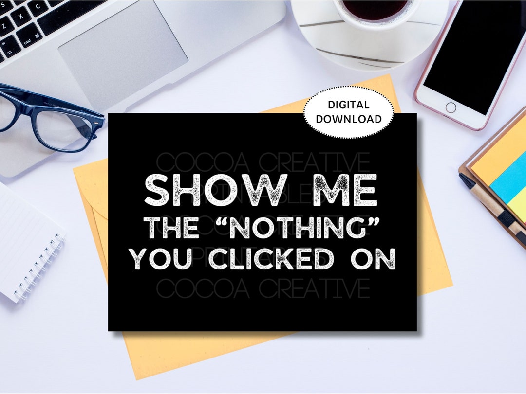 Tech Support Card Tech Support Printable IT Professional Card ...