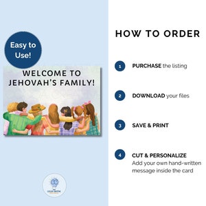 JW Baptism Card | JW Baptism Gift Card | JW Printables | Card for Jw ...