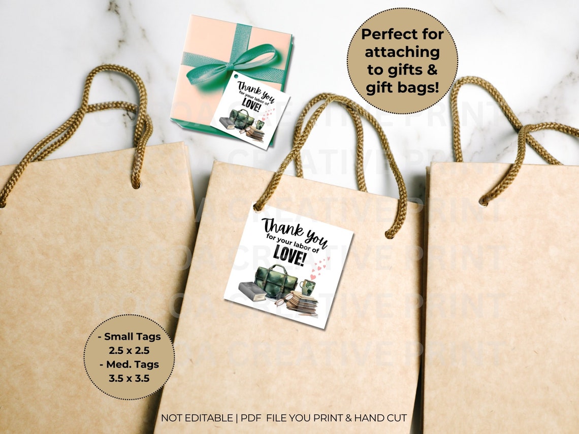 Elder Appreciation Gift Tags Printable Elder School Gift Tags ...