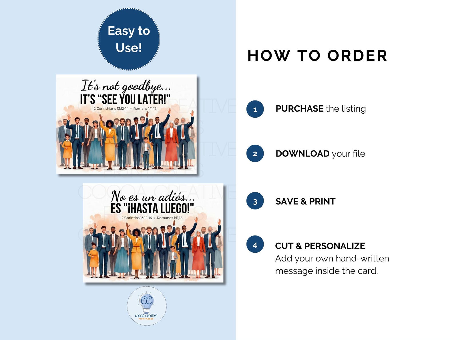 JW Goodbye Card | JW Farewell Card | Moving Away Card | JW Circuit ...