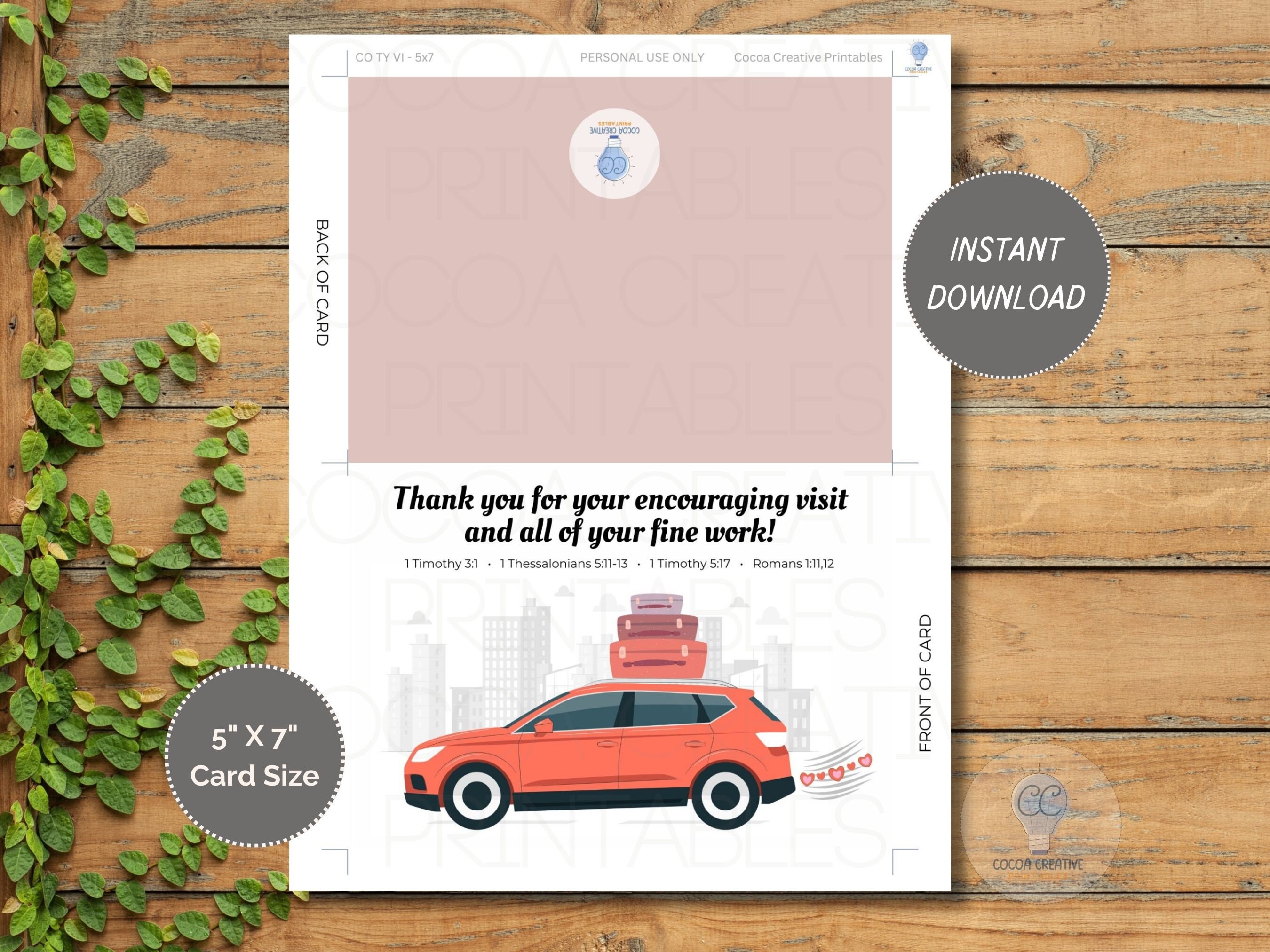 JW Circuit Overseer Thank You Card Printable Circuit Overseer ...