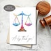 Attorney Thank You Card | Solicitor Thank You | Legal Team Thank You ...