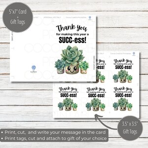 Teacher Appreciation Card Printable | Teacher Thank You 5x7 Greeting ...