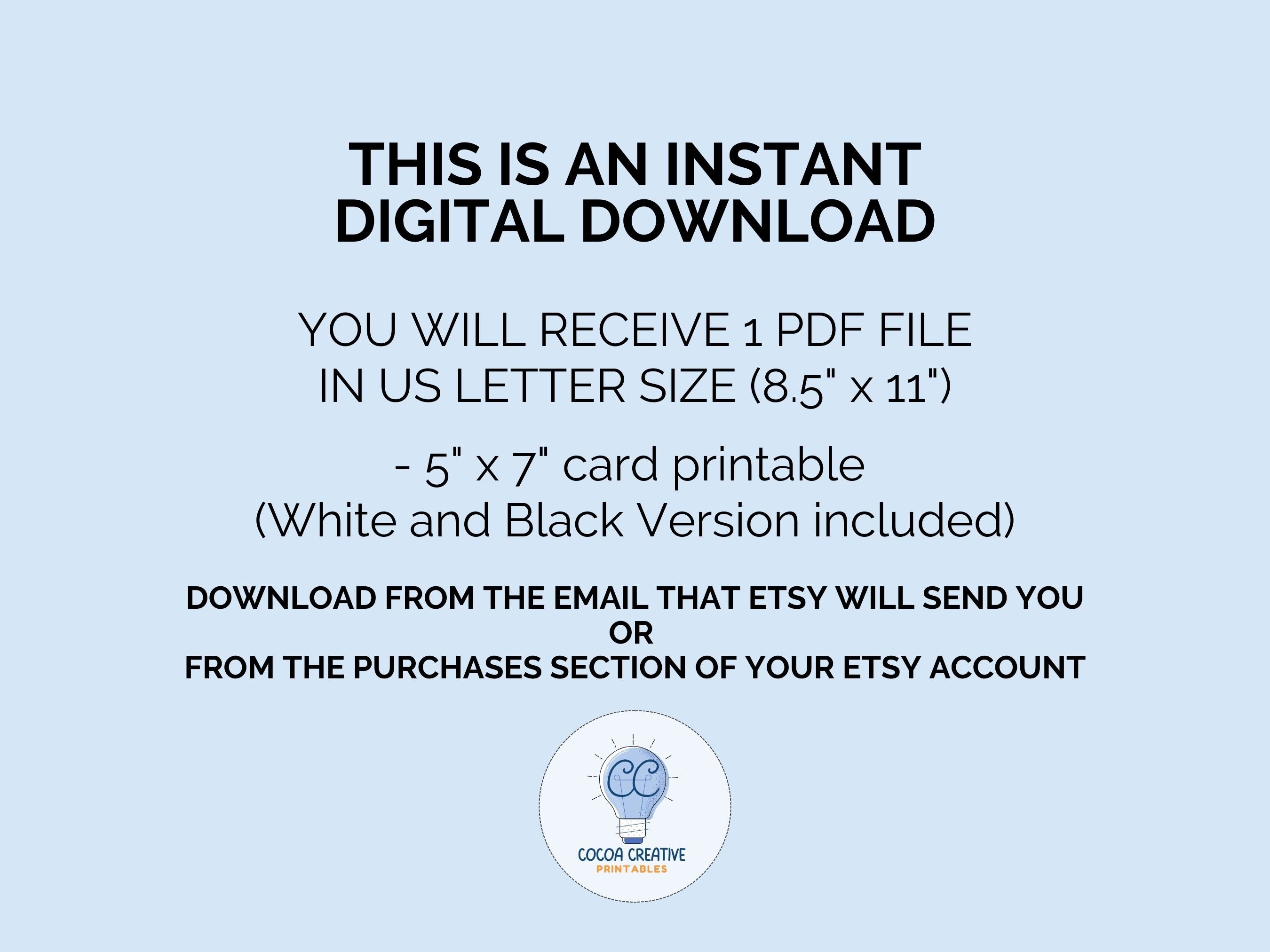 Tech Support Card Tech Support Printable IT Professional Card Information Tech Geek Nerd Card IT ...