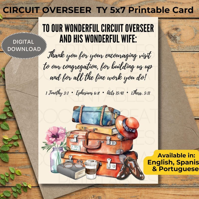 Jw Portuguese Printable - Etsy