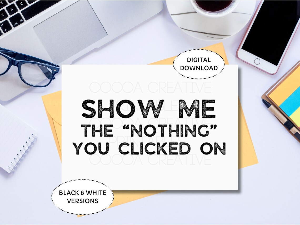 Tech Support Card Tech Support Printable IT Professional Card ...