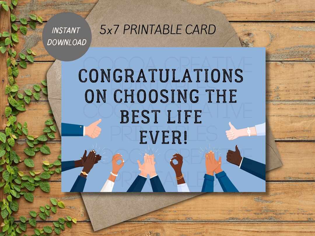 JW Baptism Printable Card | JW Baptism Gift Card | JW Printables | Card ...