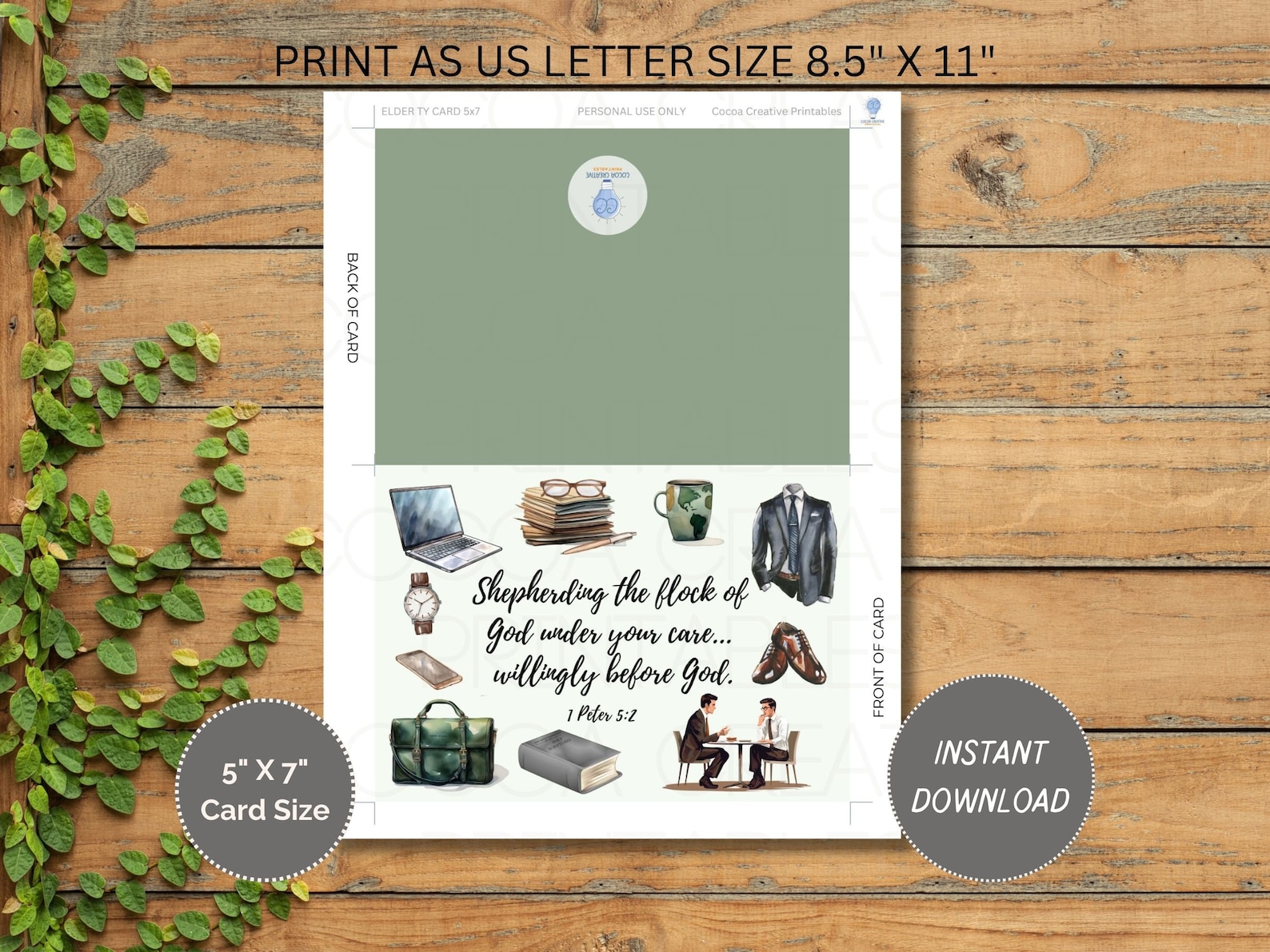 JW Elder Appreciation Printable Card JW Elder Thank You Card Elder ...