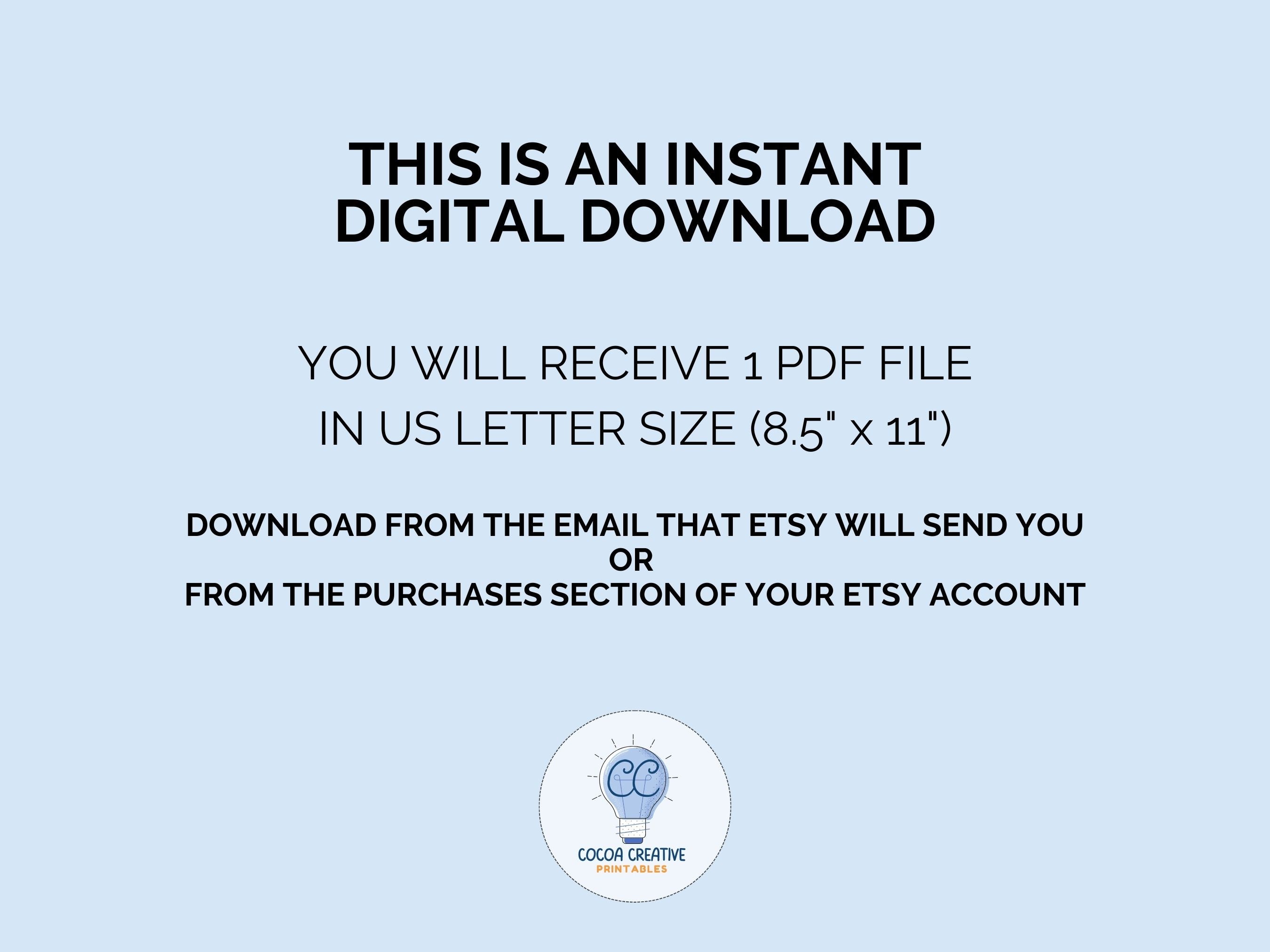 PCA Week Card PCA Week Printable Pca Week Foldable 5x7 Card Pca Thanks ...