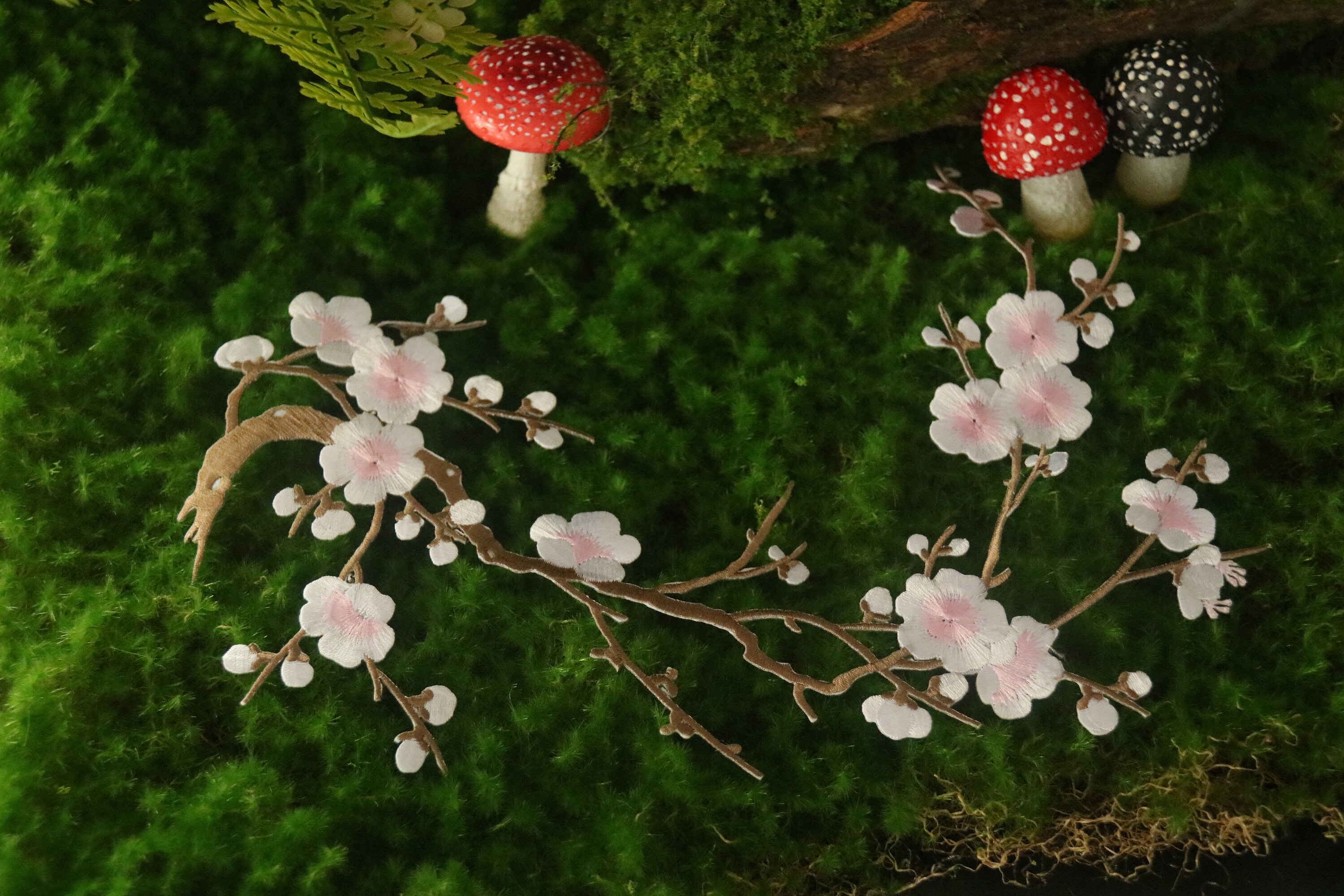 Gorgeous Large Cherry Blossom Patch, Plum Blossom Patch, Flower Patch ...
